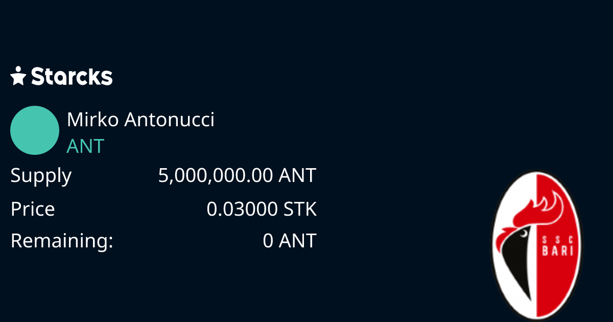 Starcks App - Buy ANT